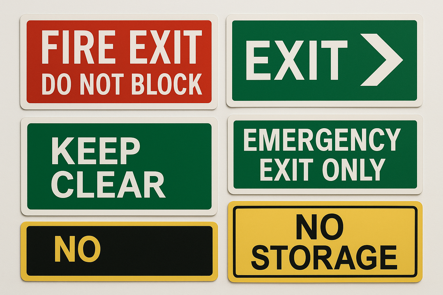 Exit Signs – Commercial Door Worx